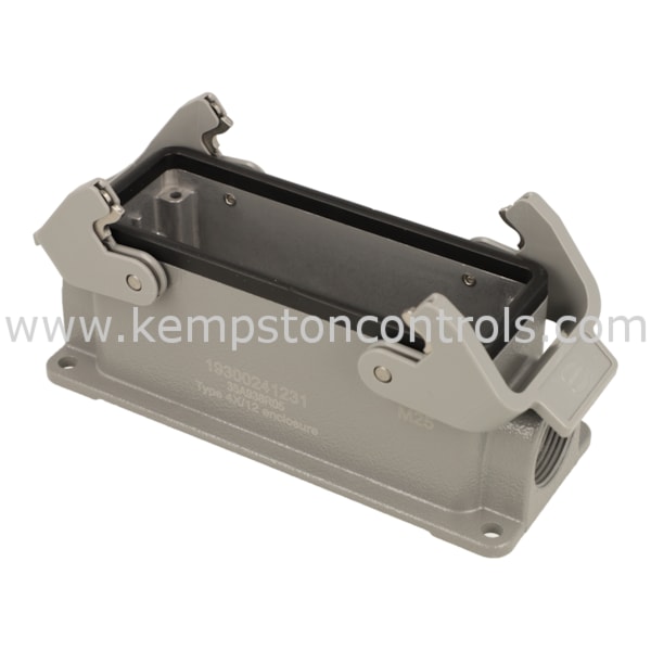 HARTING 19 30 024 1231 HARTING HAN B BASE SURFACE LC 2 LEVERS 1 X M25 ...