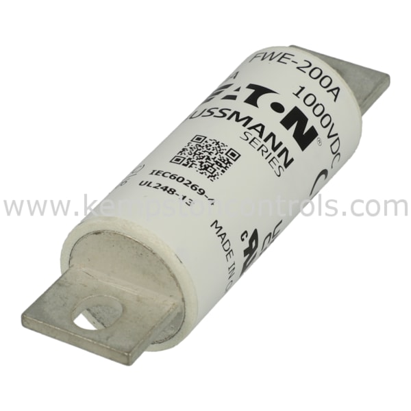 Bussmann FWE-200A BUSSMANN 1000VDC, IEC/UL, 200A, AR, 30MM ROUND EV CHARGING STATION FUSE ...