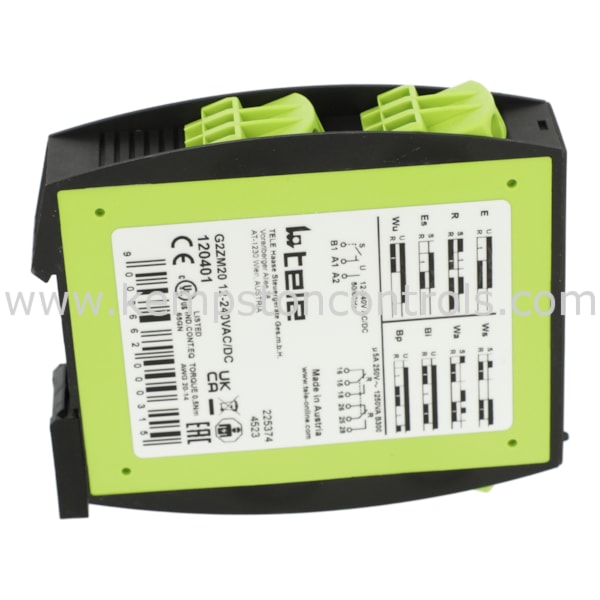 Tele G2ZM20 12-240VAC/DC TELECONTROL DIN RAIL MOUNT TIMER RELAY, 12 ...