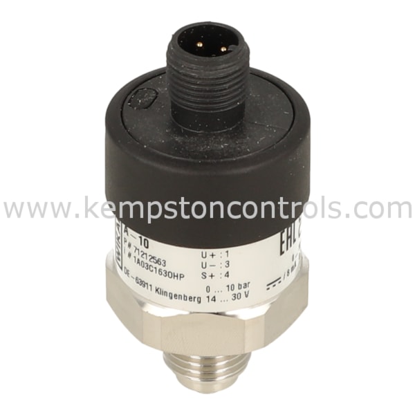 WIKA A10-71212563 WIKA PRESSURE TRANSMITTER, 0 TO 10 BAR GAUGE, PROCESS ...