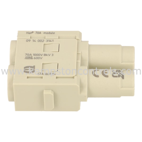 HARTING 09140023141 HARTING HAN CRIMP MODULE, 70A, FEMALE | Kempston ...
