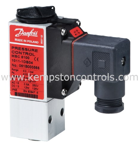 Danfoss 061B100466 PRESSURE SWITCH, MBC 5100, BLOCK TYPE, SPDT, 1-10BAR, G1/4 FEMALE | Kempston ...