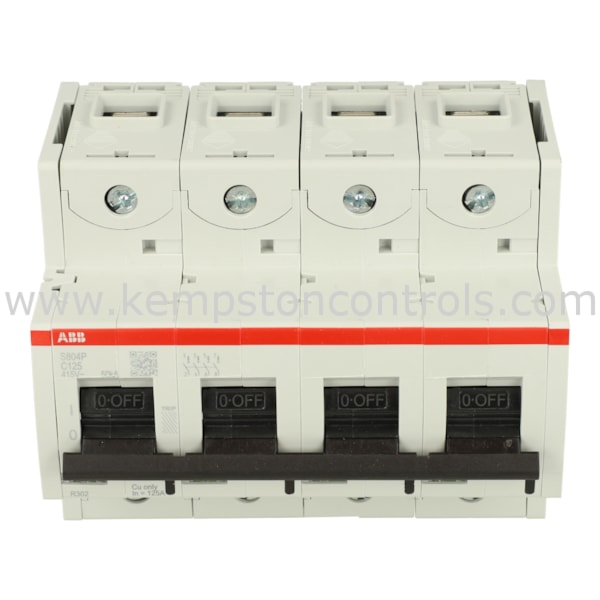 ABB 2CCG001237R0001 ABB MINIATURE CIRCUIT BREAKER, 4 POLE, 125A, C ...