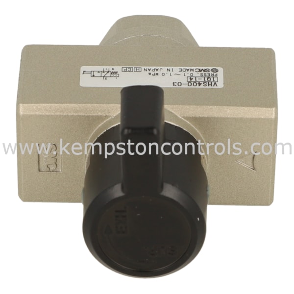SMC VHS400-03 SMC VHS*0_, 3 PORT HAND VALVE, METRIC | Kempston Controls