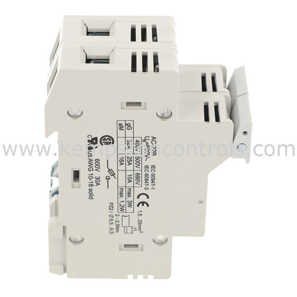 ETI VLC10 2P ETI DOUBLE POLE 10X38 FUSE HOLDERS 690V 32A | Kempston ...