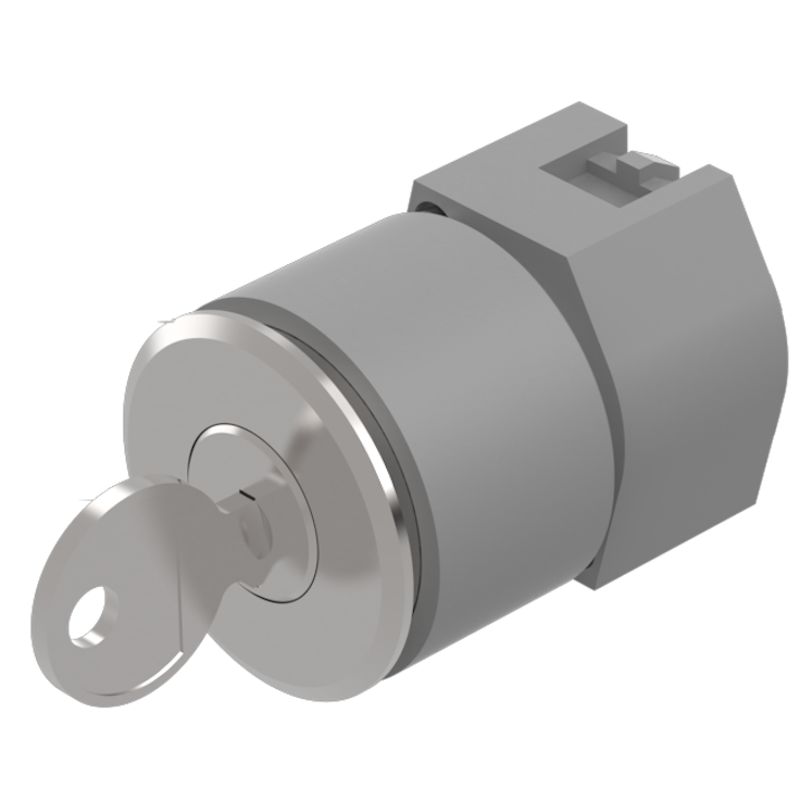 EAO 704.122.018 EAO KEYLOCK SWITCH ACTUATOR, 2 POSITIONS, FLUSH, 35MM ...