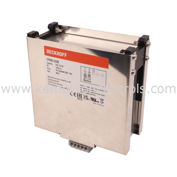Beckhoff C9900-U330 BECKHOFF BATTERY PACK FOR PCS, 24V, 3.4AH, 9 A, TWO 12V BATTERIES IN SERIES ...