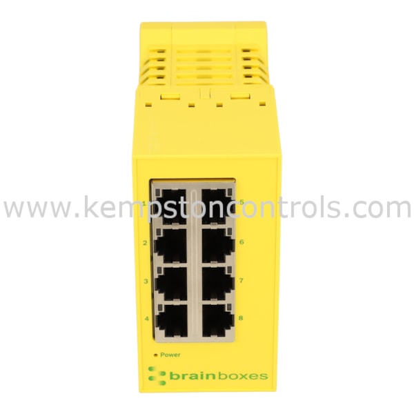 Brainboxes SW-508 BRAINBOXES SW-508, 8 PORT UNMANAGED ETHERNET SWITCH ...