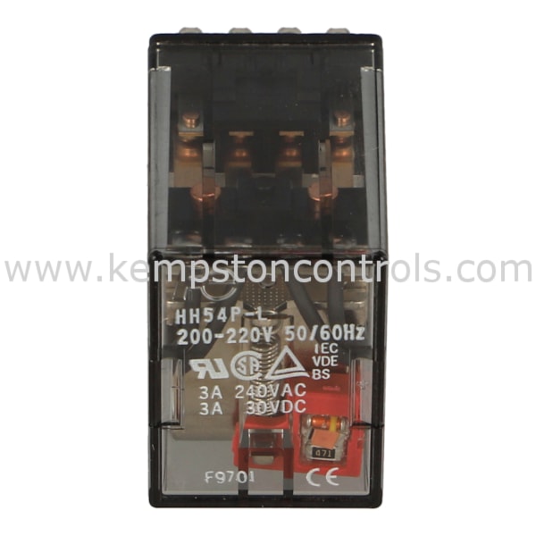 Fuji HH54P-L/2 FUJI RELAY, AC200V 4 POLE PLUG IN TYPE WITH INDICATOR | Kempston Controls