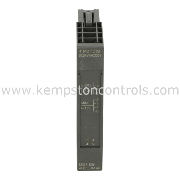 Siemens 6ES7138-4FD00-0AA0 SIEMENS ET 200S POTENTIAL DISTR. MODULE 4 ...