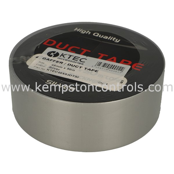 KTEC Accessories KTEC48X50DTSI KTEC GAFFER/DUCT TAPE 48MM X 50M (SILVER ...