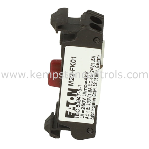 Eaton M22-FK01 EATON CONTACT ELEMENT NORMALLY CLOSED, FLAT, FRONT ...