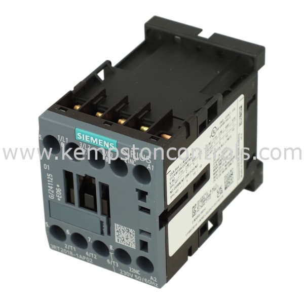 Siemens 3RT2018-1AP02 SIEMENS CONTACTOR, AC-3, 16A, 7.5KW/400V, 1NC ...