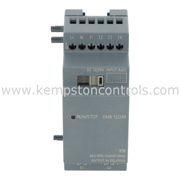 Siemens 6ED1055-1MB00-0BA2 SIEMENS LOGO! DM8 12/24R, EXP. MODULE PU/I/O ...