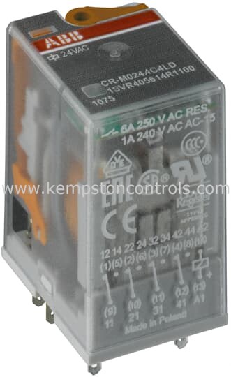ABB 1SVR405611R3100 ABB CR-M230AC2L PLUGGABLE INTERFACE RELAY 2C/O, A1 ...