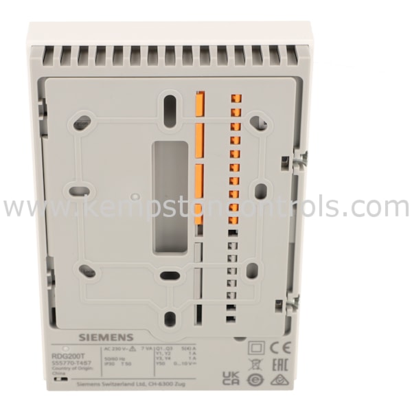 Siemens Smart Infrastructure RDG200T SIEMENS ROOM THERMOSTAT, AC 230 V ...