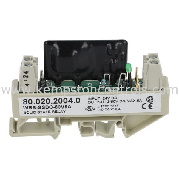Wieland 80.020.2004.0 WIELAND WRS SOLID STATE RELAY, 24VDC IN, 60V 5A ...