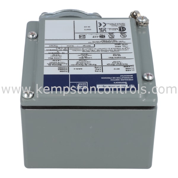 Telemecanique Sensors 9012GAW4 TELEMECANIQUE PRESSURE SWITCH ...