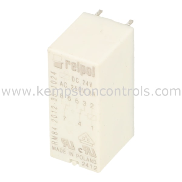 Relpol RM84-2012-35-1024 RELPOL PCB MOUNT NON LATCHING RELAY DPDT ...