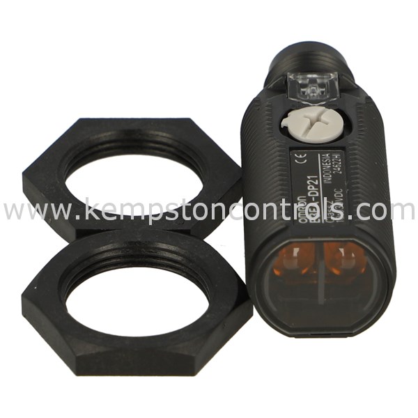 Omron E3FA-DP21 OMRON PHOTOELECTRIC SENSOR, DIFFUSE, M18, 100MM RANGE, PNP LO DO, M12 CONNECTOR ...