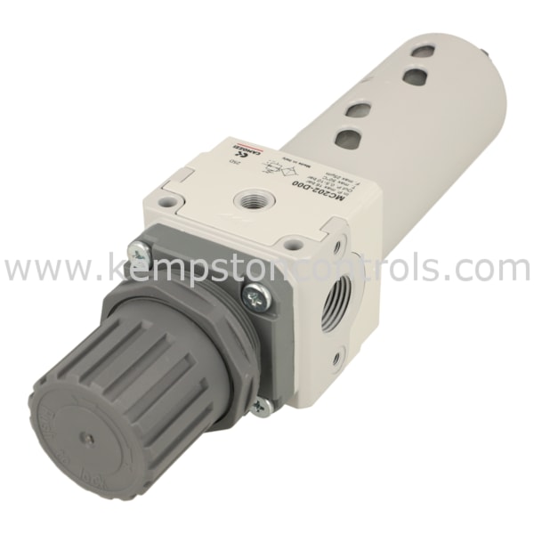 Camozzi MC202-D00 CAMOZZI FILTER REGULATOR, 1/2-25 MICRON, SEMI AUTO ...