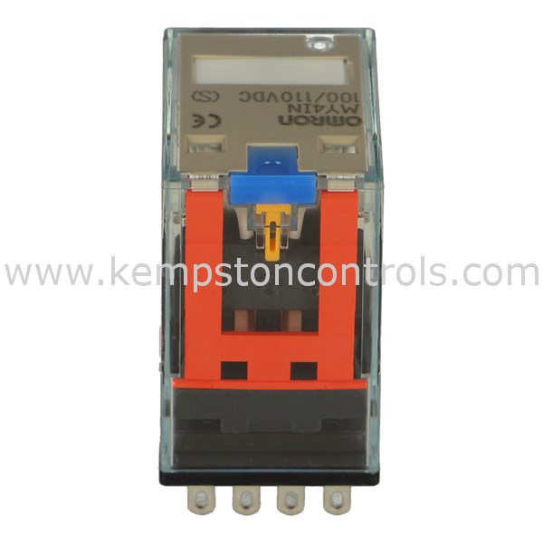 Omron MY4IN 100/110DC(S) RELAY, PLUG-IN, 5A, 100/110VDC, 14 PIN, 4PDT ...