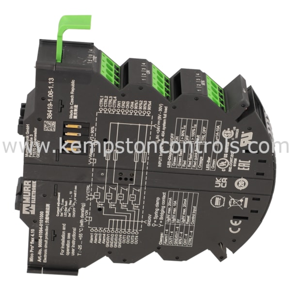 MURR 9000-41094-0101000 MURR MICO PRO ELECTRONIC CIRCUIT PROTECTION, 4 ...