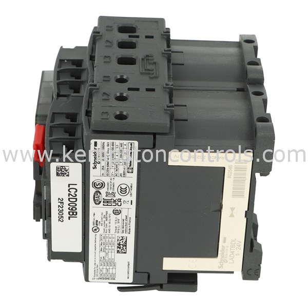 Schneider LC2D09BL SCHNEIDER REVERSING CONTACTOR, TESYS DECA, 3P(3NO ...