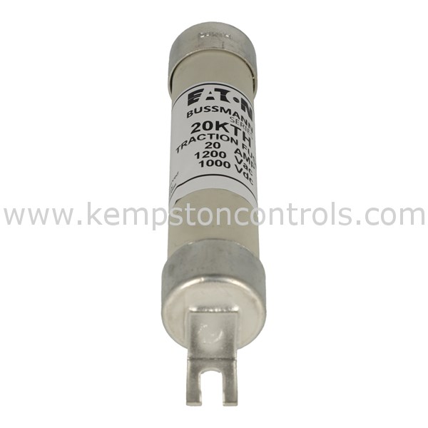 Bussmann 20KTH BUSSMANN FUSE, 20AMP 1200V AC / 1000V DC TRACTION FUSE ...