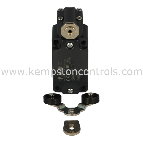 Pizzato FD 541 PIZZATO STANDARD LIMIT SWITCH WITH BIASED IN-LINE FORKED ROLLER ACTUATOR WITH 1NO ...