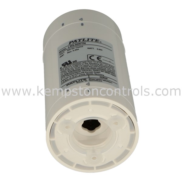 Patlite LR5-02KTNW PATLITE BASE MODULE, OFF-WHITE, 24VDC, 50MM DIA ...