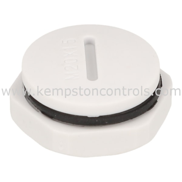 MCG M20BP MCG M20X1.5 BLANKING PLUG, WITH LOCKNUT, GREY | Kempston Controls