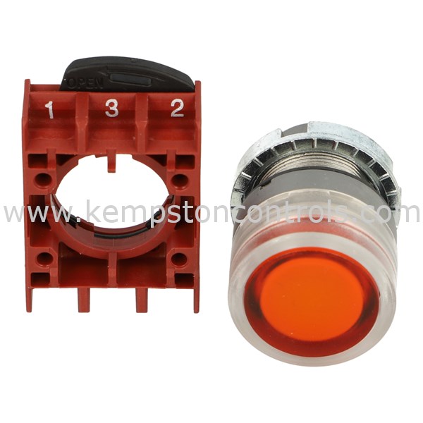 ABB P9MPLAGD GE PUSHBUTTON, FLUSH, ORANGE | Kempston Controls
