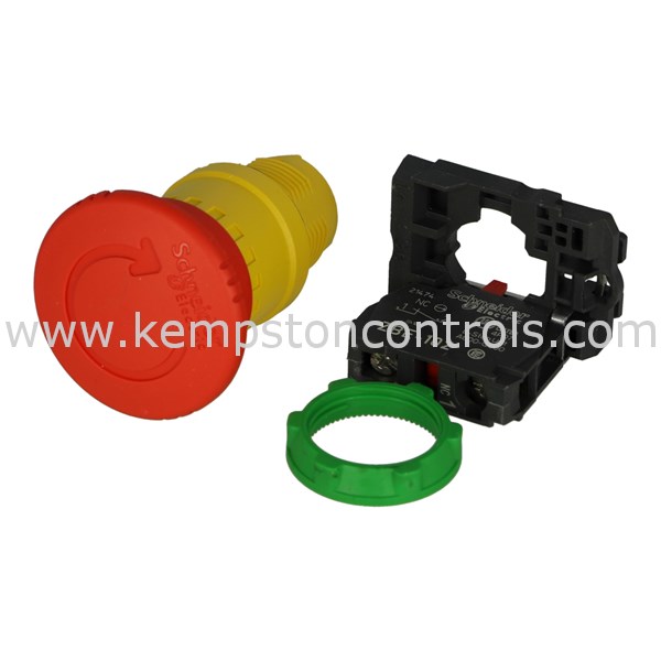 Schneider XB5AS8442 RED Ã40 EMERGENCY STOP, SWITCHING OFF PUSHBUTTON | Kempston Controls