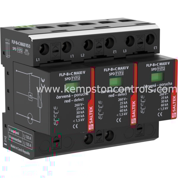 Saltek FLP-B+C MAXI VS/3 SALTEK SURGE PROTECTION, PLUGGABLE MODULE ...