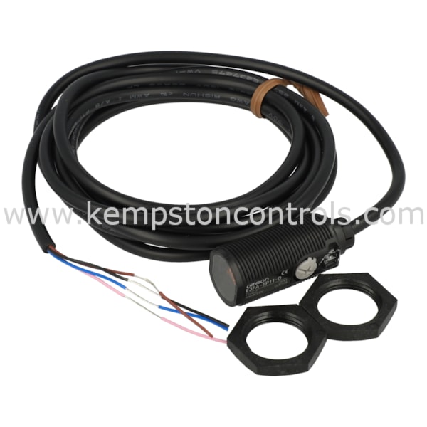 Omron E3FA-TP11-D 2M OMRON PHOTOELECTRIC SENSOR, THROUGH-BEAM RECEIVER, M18 , 20M RANGE, PNP, 2M ...