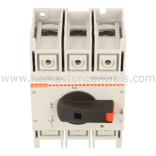 Lovato GA063A LOVATO THREE-POLE SWITCH DISCONNECTOR 63A | Kempston Controls