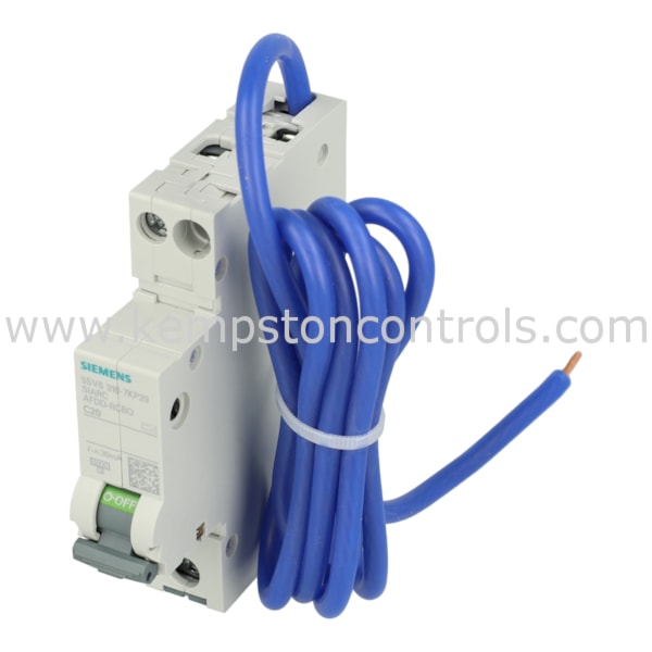 Siemens 5SV6316-7KP20 SIEMENS AFDD-RCBO-COMBINATION 230V, 30MA, TYPE A 6KA, 1+N, C, 20A COMPACT ...