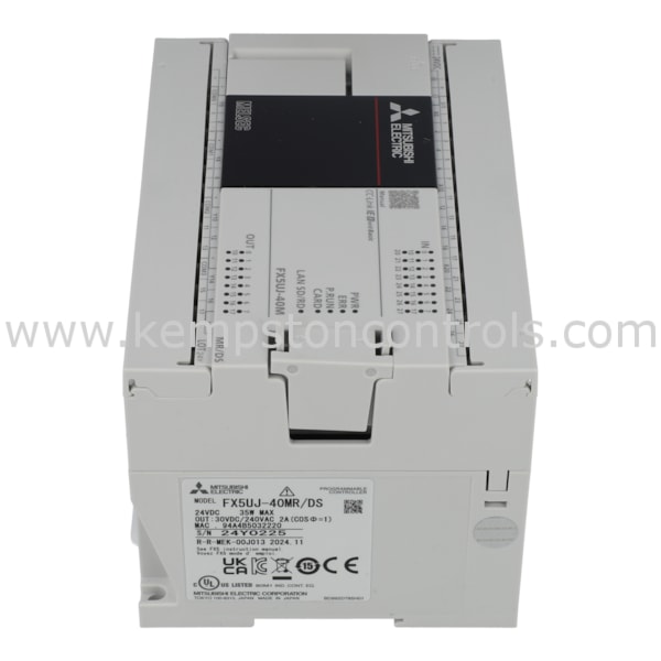 MITSUBISHI FX5UJ-40MR/DS MITSUBISHI PLC CPU MODULE; IQ-F; DC; 24 INPUTS ...
