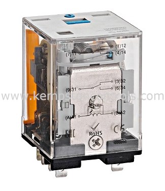 Schrack RMX72024 POWER RELAY, 3 CO, 16A, 24VDC | Kempston Controls