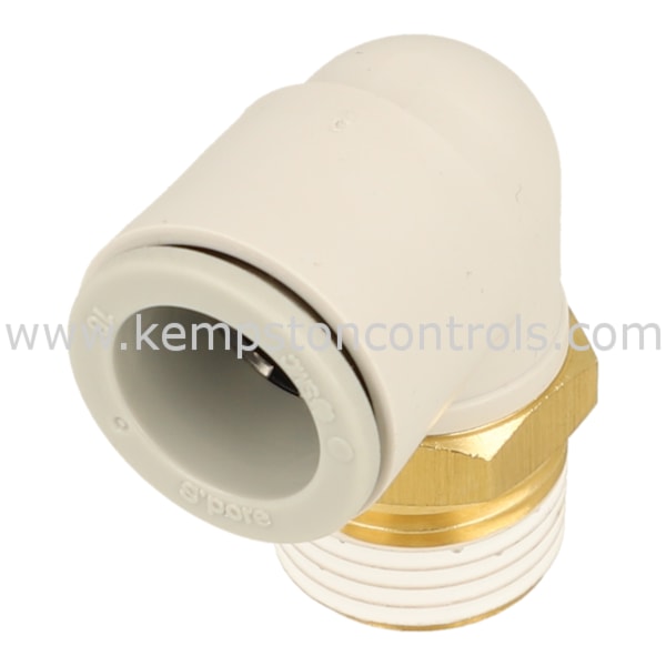 SMC KQ2L16-04AS SMC KQ2L, ONE-TOUCH FITTING WHITE COLOR - MALE ELBOW | Kempston Controls