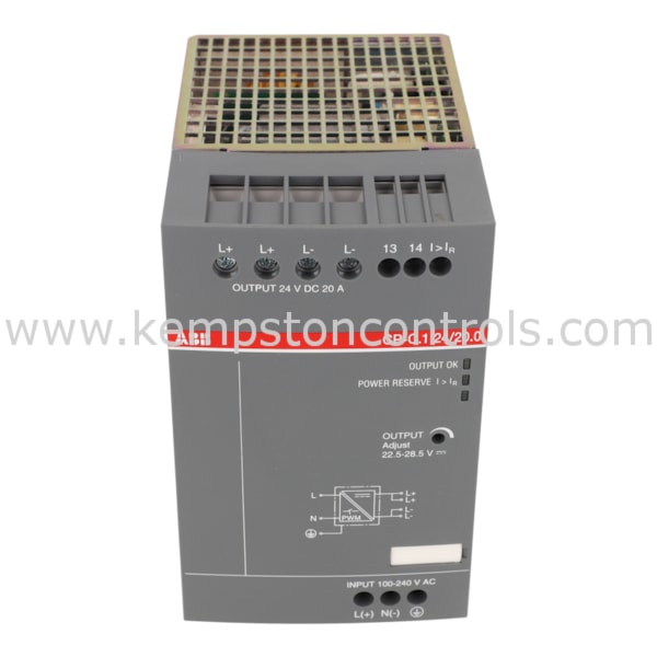 ABB 1SVR360763R1001 ABB POWER SUPPLY, 100-240VAC 90-250VDC INPUT, 24VDC ...