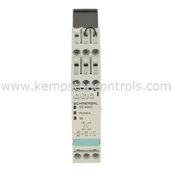 Schmersal SE-400C SCHMERSAL SAFETY MODULE CAT 4, 1 SIGNALLING OUTPUT, 2 ...