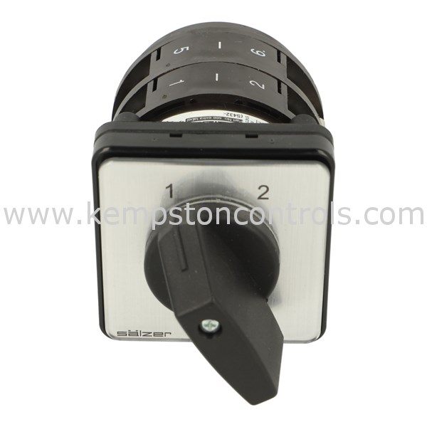 Salzer S432-61038-003M1 SALZER FRONT MOUNTED C/O CAM SWITCH, 50A, 2 POLE, 2 POSITION, 2 STAGES ...