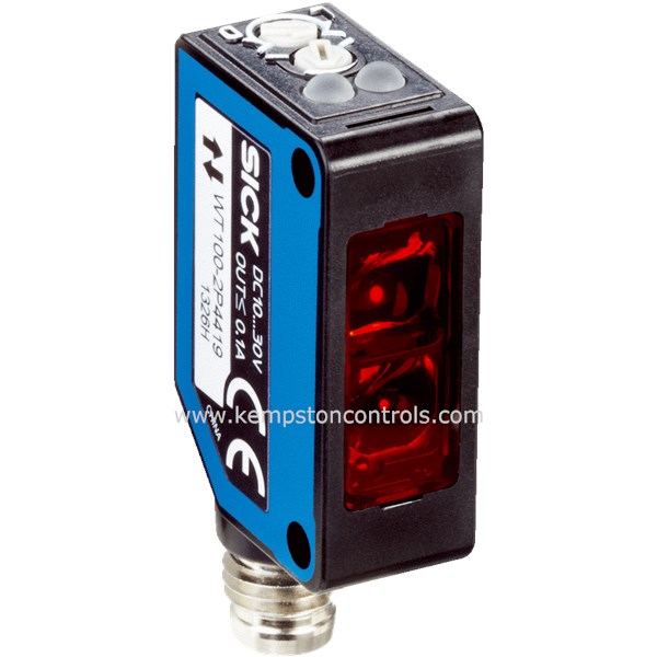 Sick WT100-2P3419 PHOTOELECTRIC SENSOR, DIFFUSE BACKGROUND SUPPRESSION, 4-140MM RANGE, PNP L/O D ...