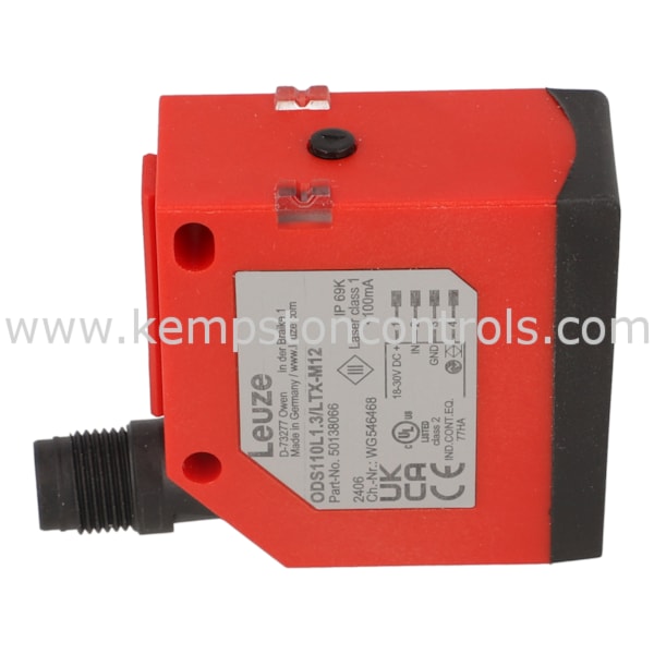 LEUZE 50138066 LEUZE OPTICAL DISTANCE SENSOR, 60-3000MM RANGE, 18-30VDC ...