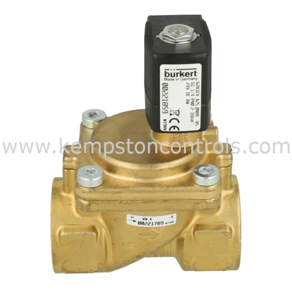 Burkert 00221859 BURKERT 2/2-WAY-SOLENOID VALVE, SERVO ASSISTED TYPE ...