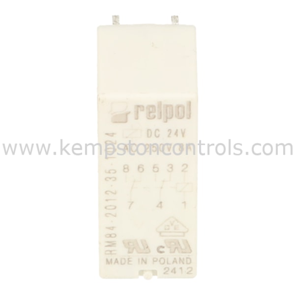 Relpol RM84-2012-35-1024 RELPOL PCB MOUNT NON LATCHING RELAY DPDT ...