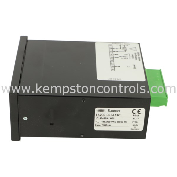 Baumer TA201.002AX01 BAUMER TACHOMETER, ROTATION SPEED RATIO DISPLAY ...