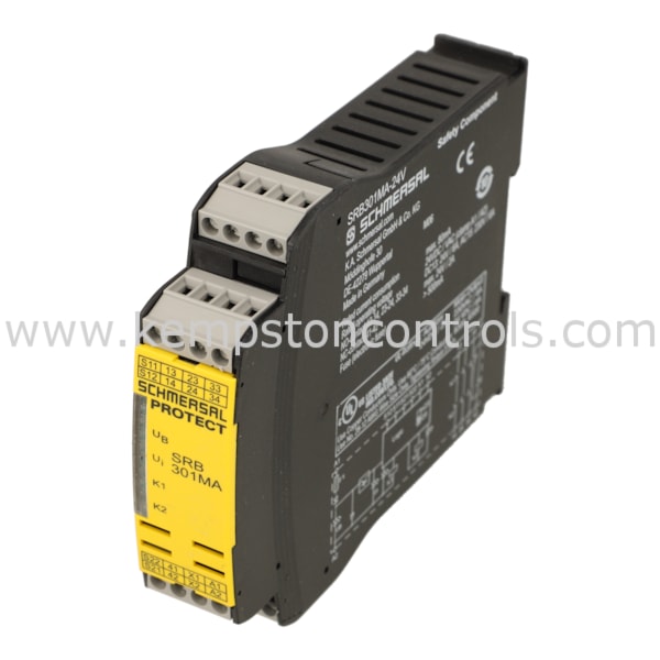 Schmersal SRB301MA-24V SCHMERSAL SAFETY RELAY, GUARD DOOR MONITORS ...
